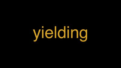 Meaning of Yielding in Hindi - हिंदी में मतलब | Wrytin